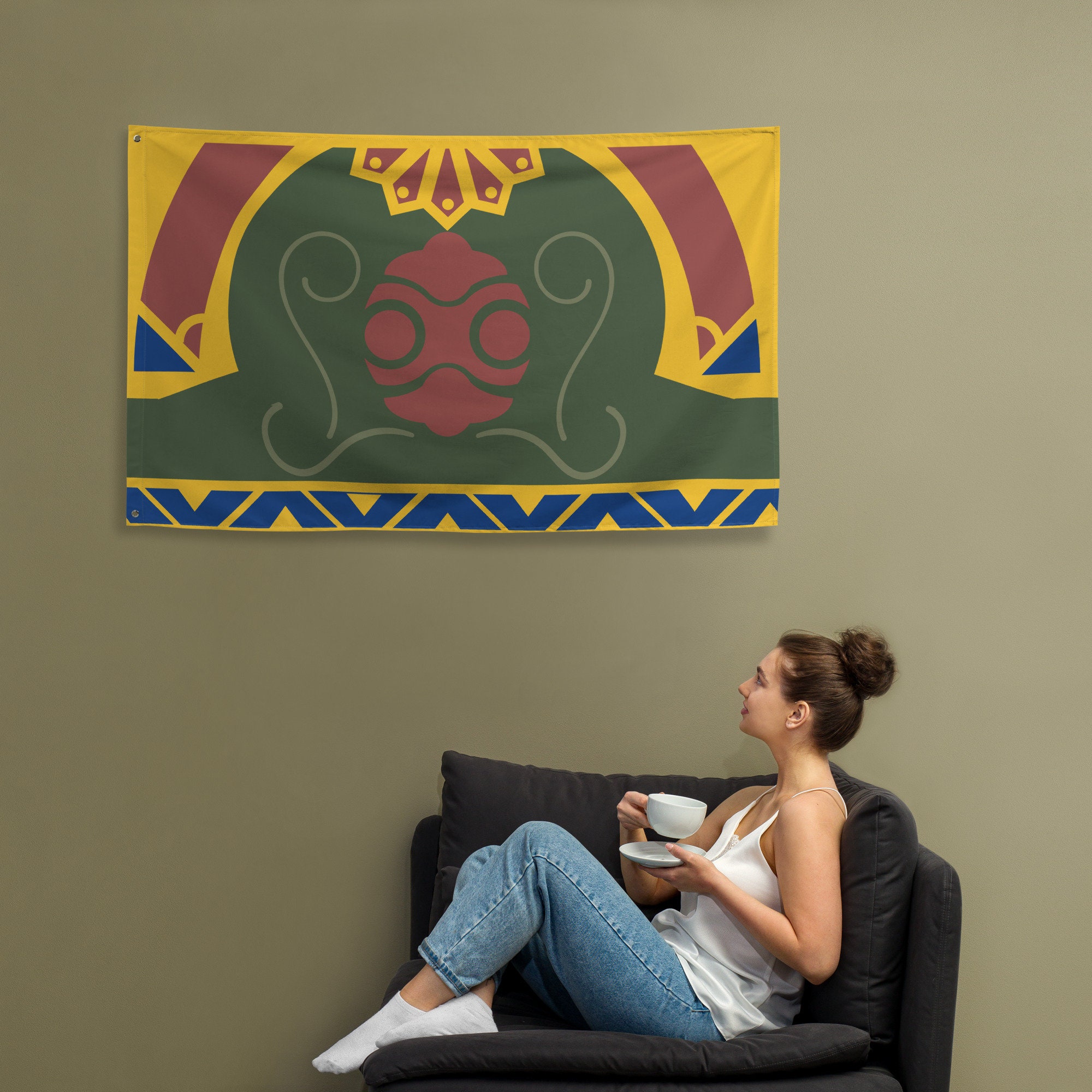 Gerudo Town Flag 35"x56" - Etsy