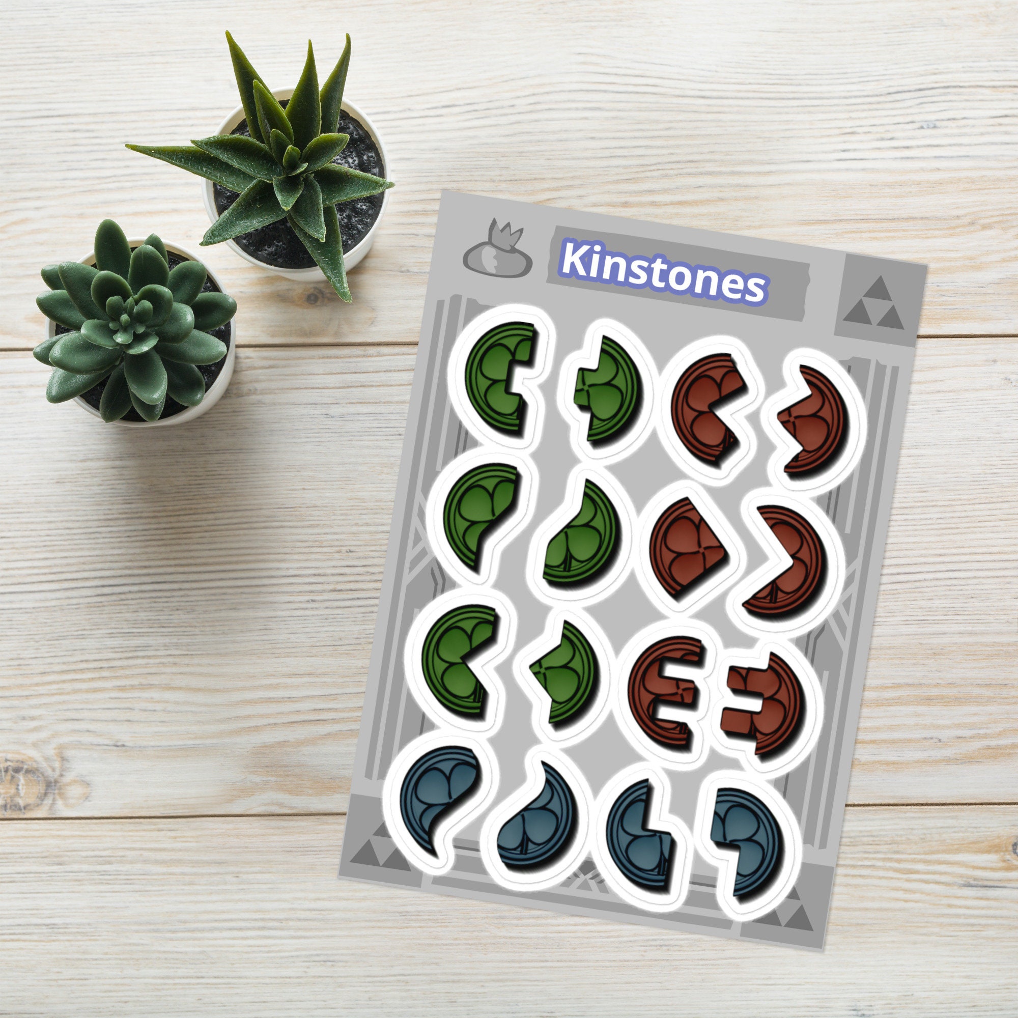 LOZ: Minish Cap Kinstone Sticker Sheet - Etsy