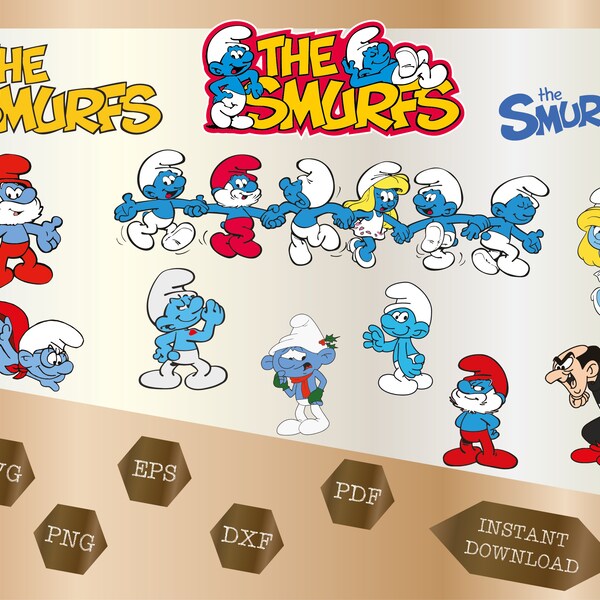Smurfs - Etsy