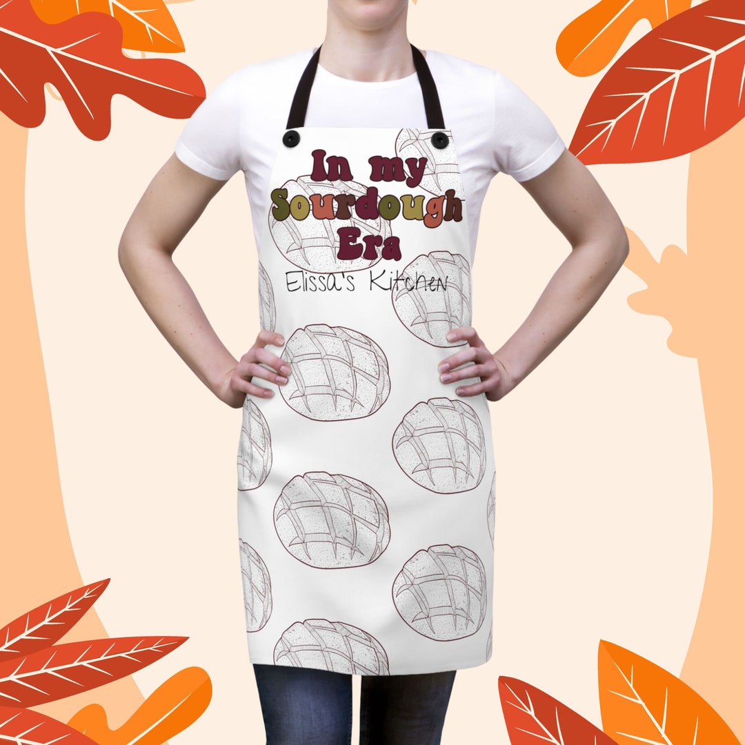 Personalized Sourdough Era Baking Apron, Gift for Bread Baker, Baking ...