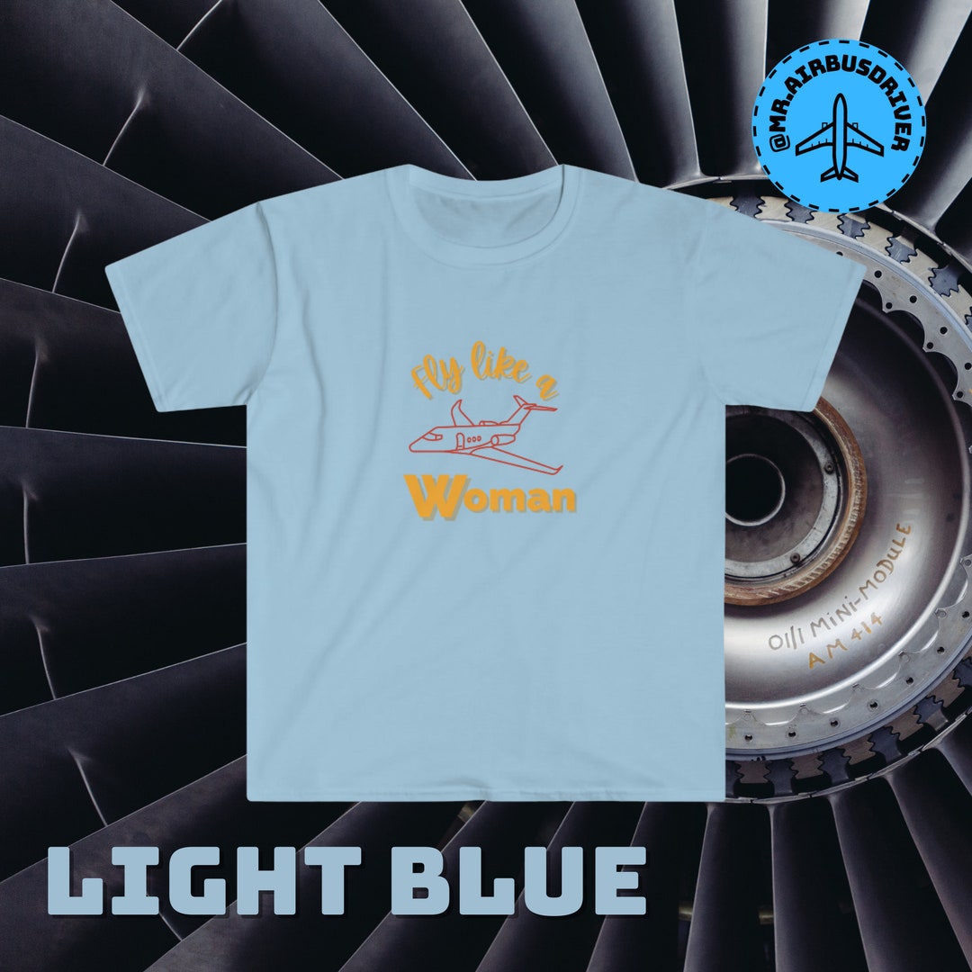 Fly Like a Woman T-shirt Girl Power T-shirt Airline Crew - Etsy
