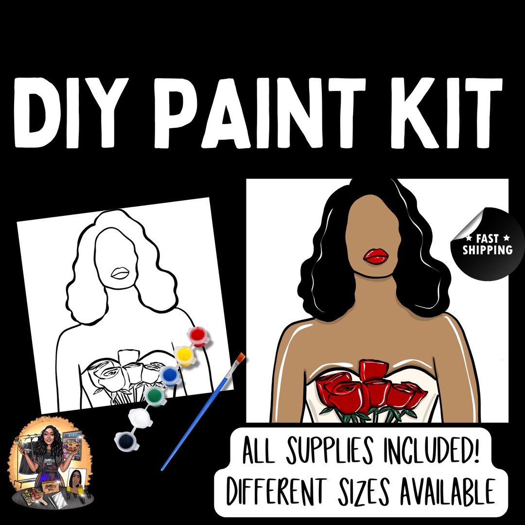 Bridal Shower Paint Kit, DIY Paint Party, Bridal Party Kit, Paint and ...