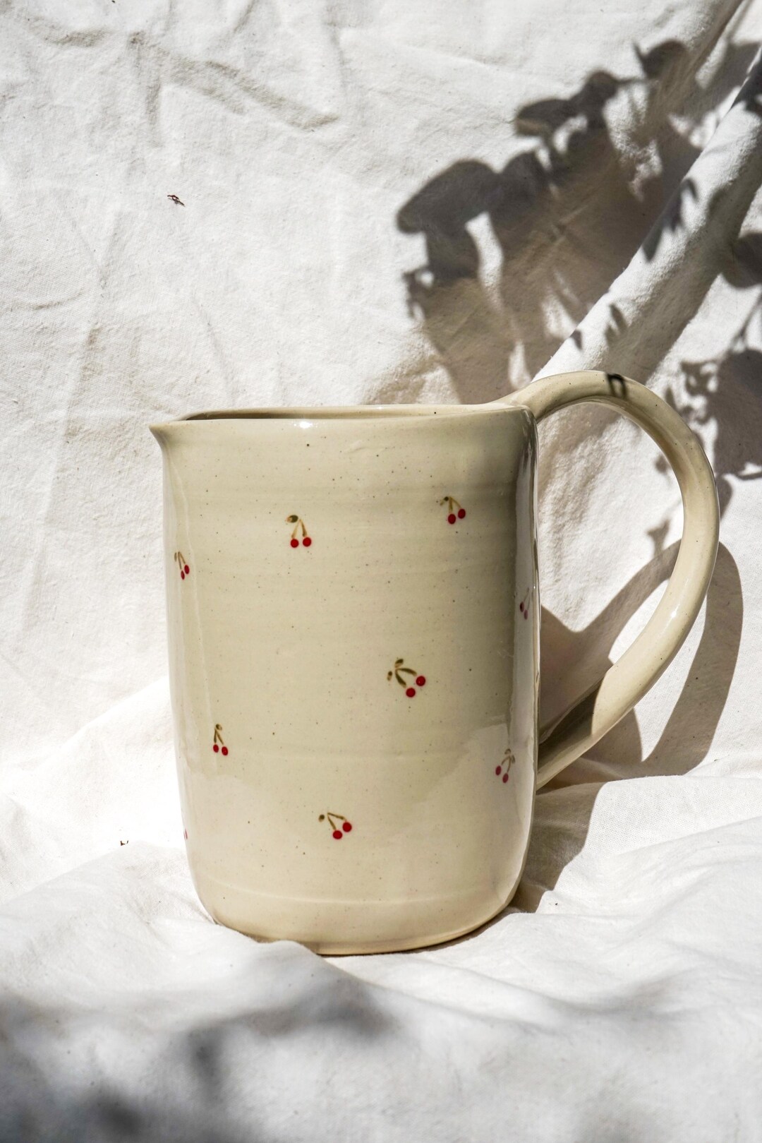 Large Ceramic Pitcher, the Ceramic Fairy, Large Pitcher, Water Pitcher ...