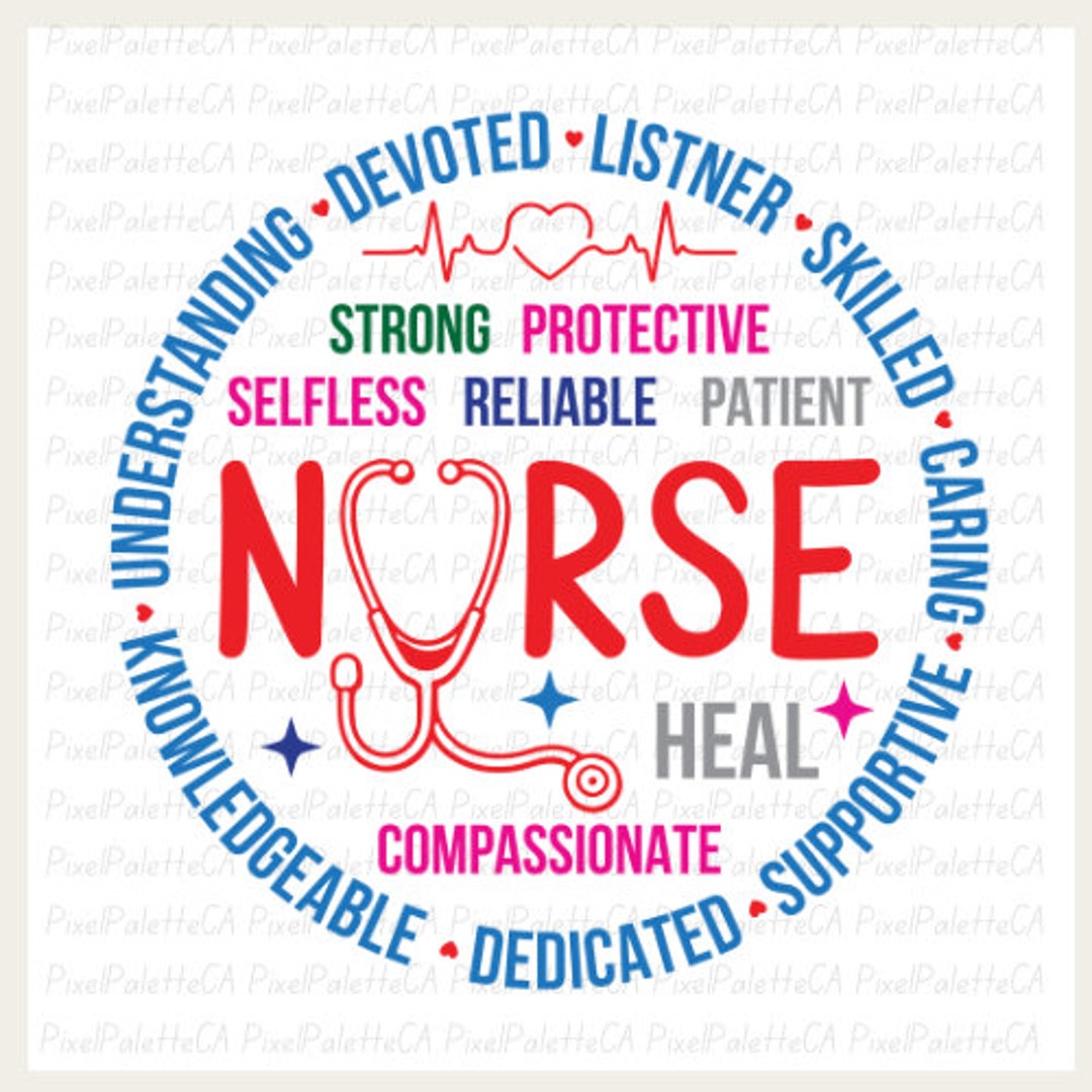 Nurse SVG, EPS, DXF Cut File / Heal / Appreciation / Cricut Cutting ...