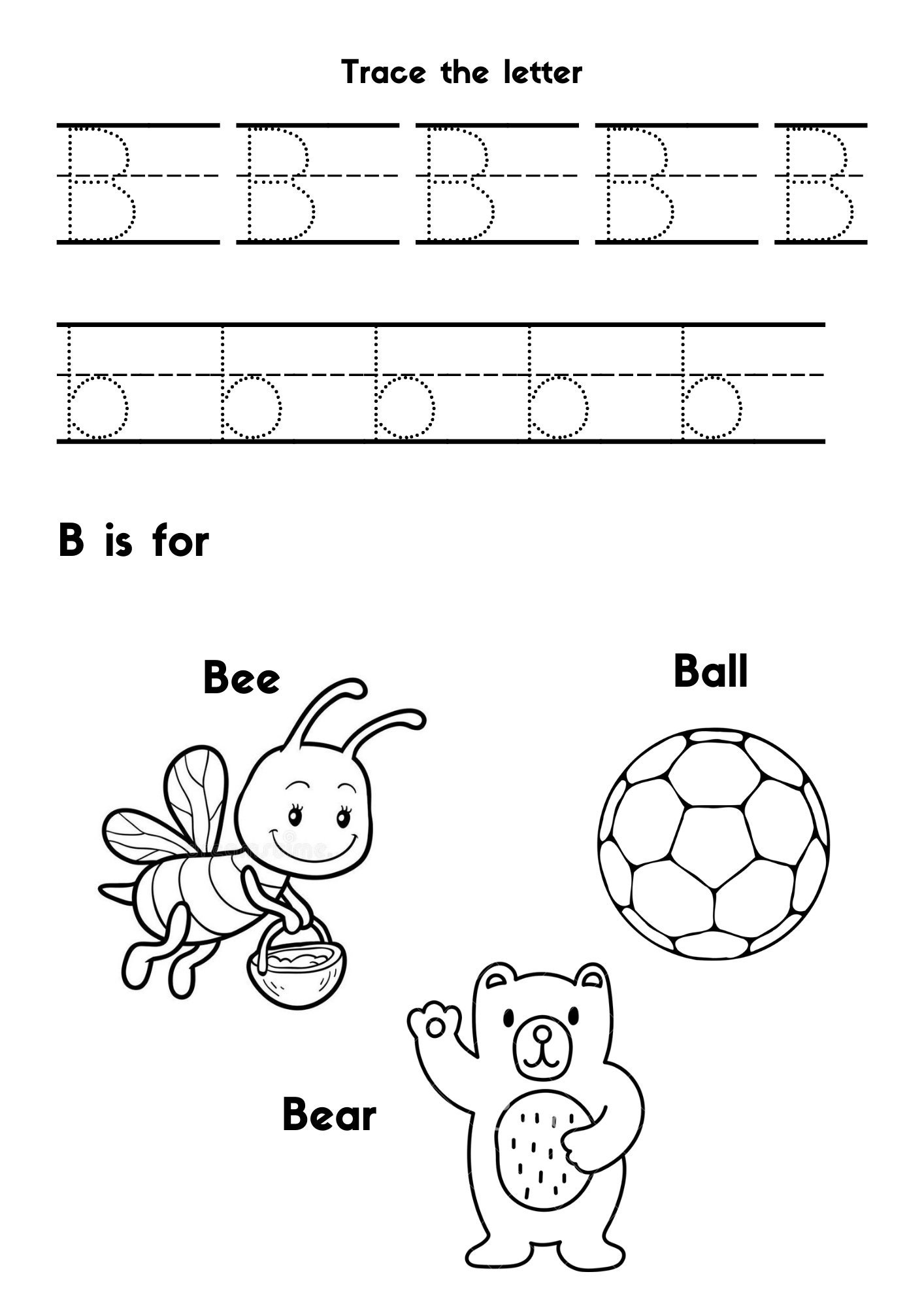 Printable Alphabet Coloring Book for Kids, Homeschool Activities for ...
