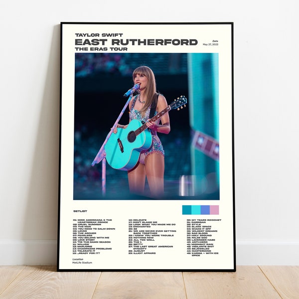 The Eras Tour Taylor Poster - Etsy