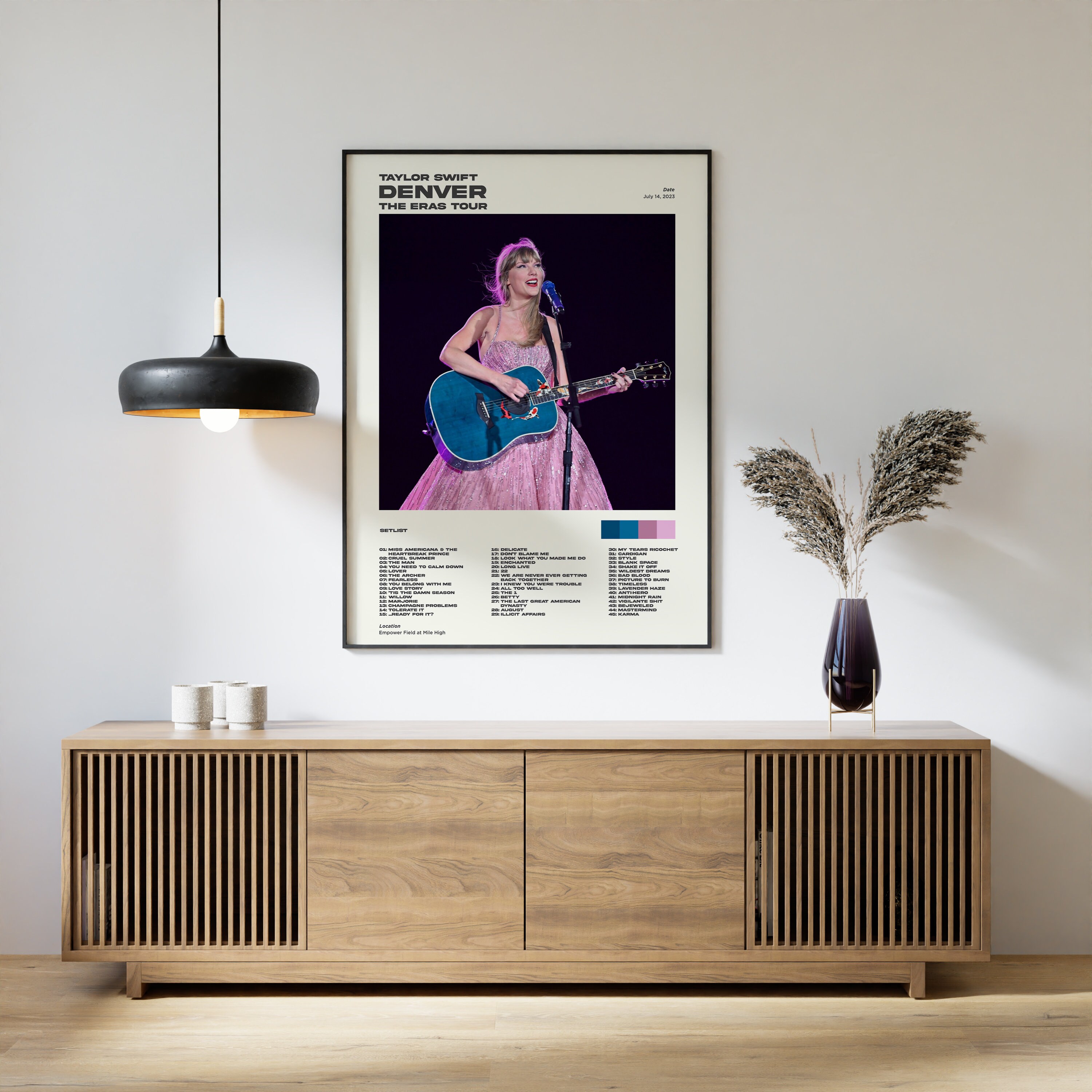 Taylor Denver, Taylor The Eras Tour 2023 Poster Entworfen Und Verkauft ...