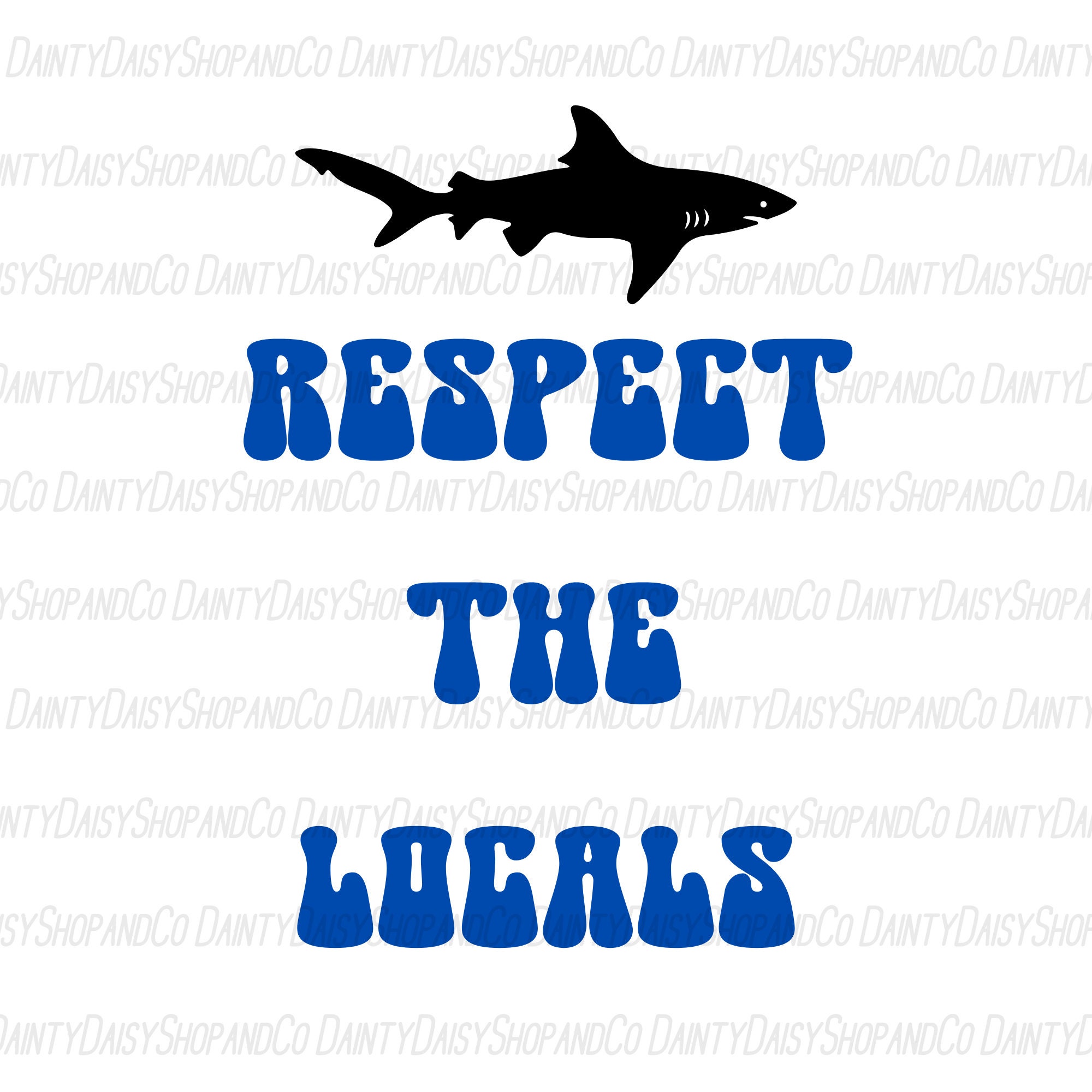 Respect the Locals Svg Summer Svg Sea Animals Svg Png - Etsy UK