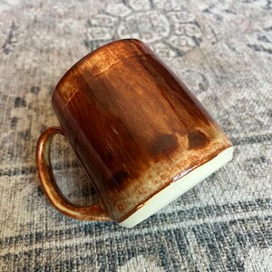 Brown Reactive Glaze Stoneware Mug 12 Oz. - Etsy