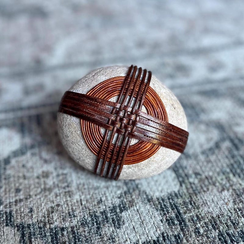 Leather and Stone - Etsy