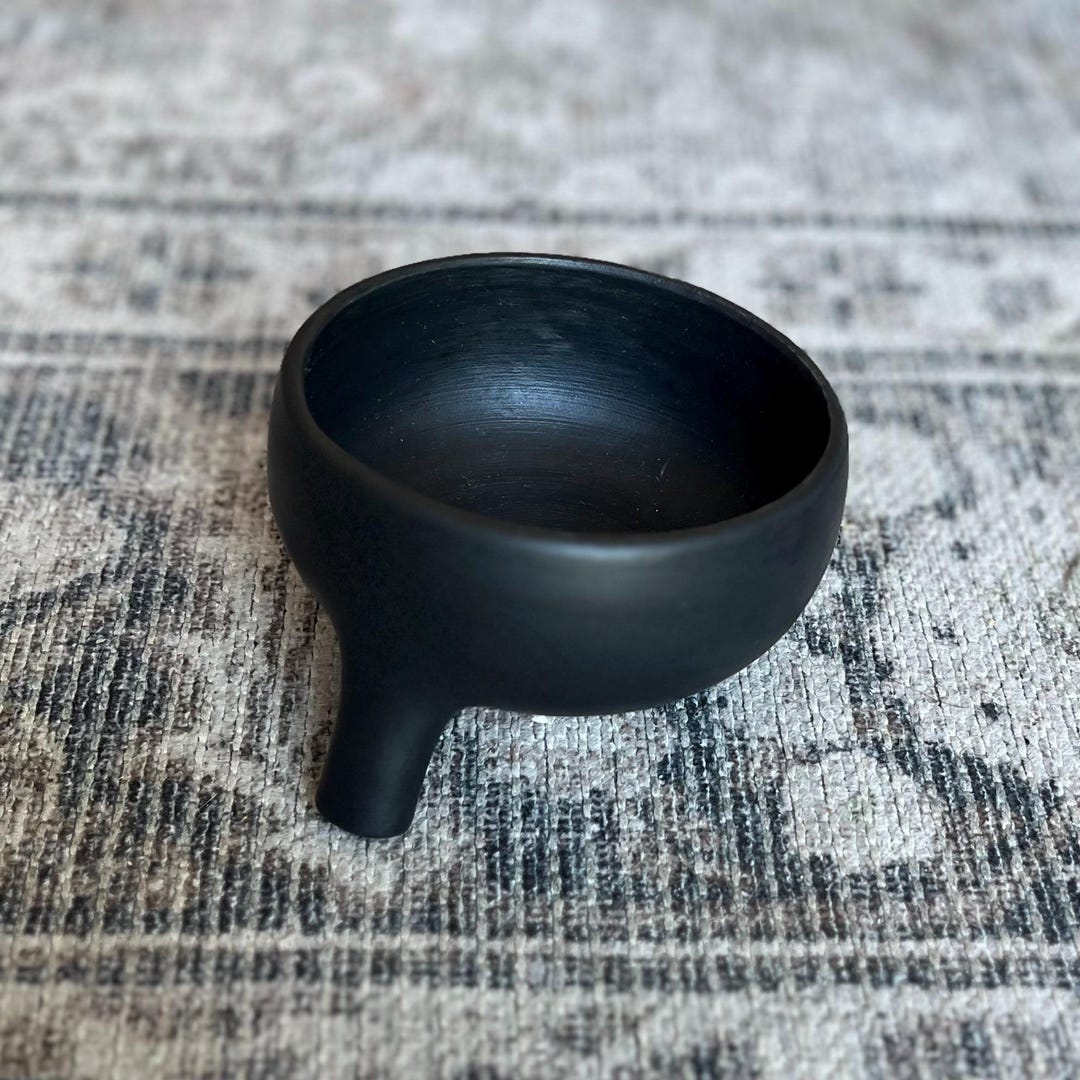 Matte Black Ceramic Soap/sponge/scrub Brush Dish With Drain Spout - Etsy
