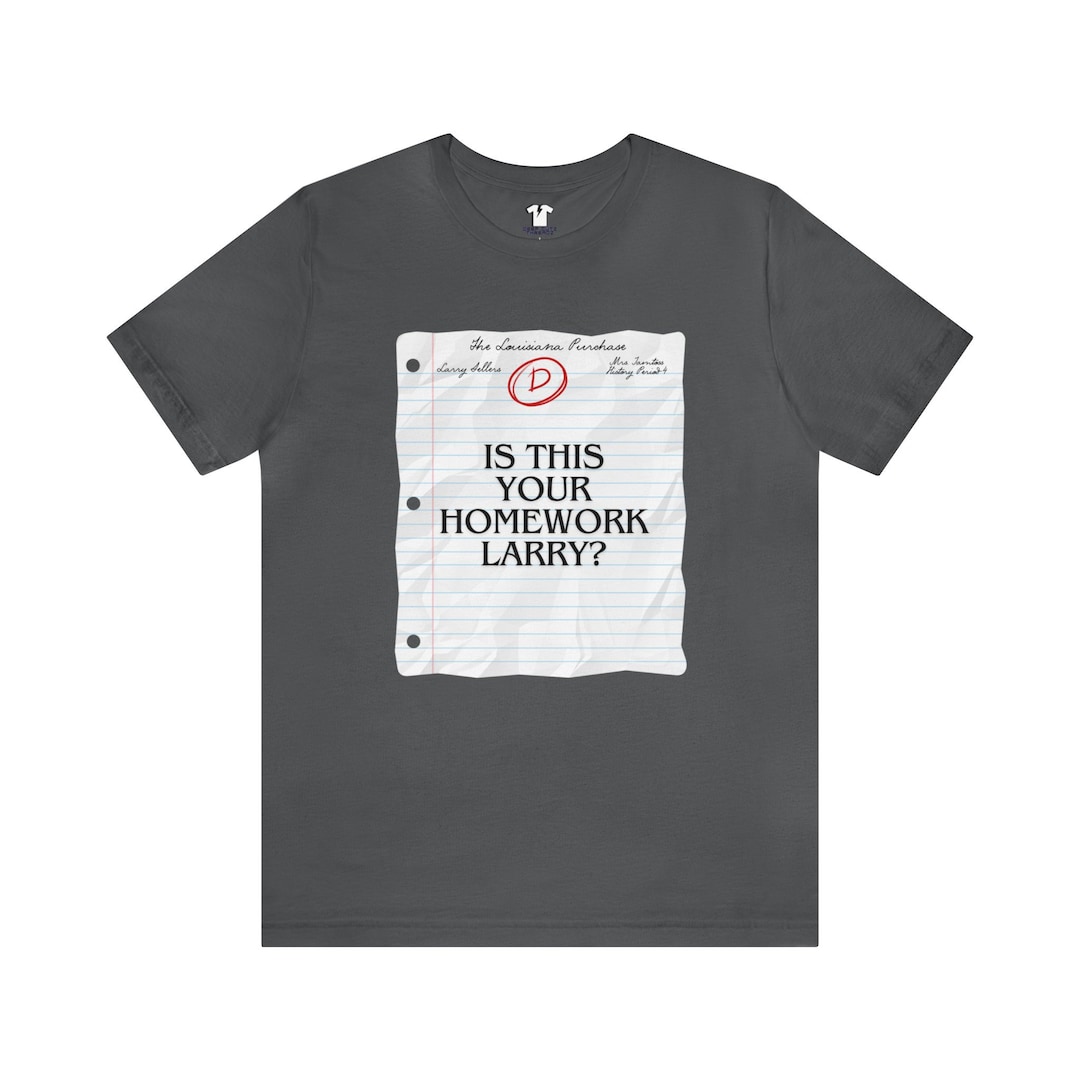 Larry's Homework (big Lebowski) Short Sleeve Tee - Etsy