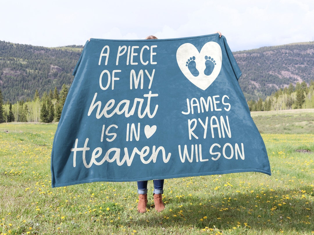 Miscarriage Gift, Miscarriage Memory, Baby Loss Blanket, Pregnancy Loss ...