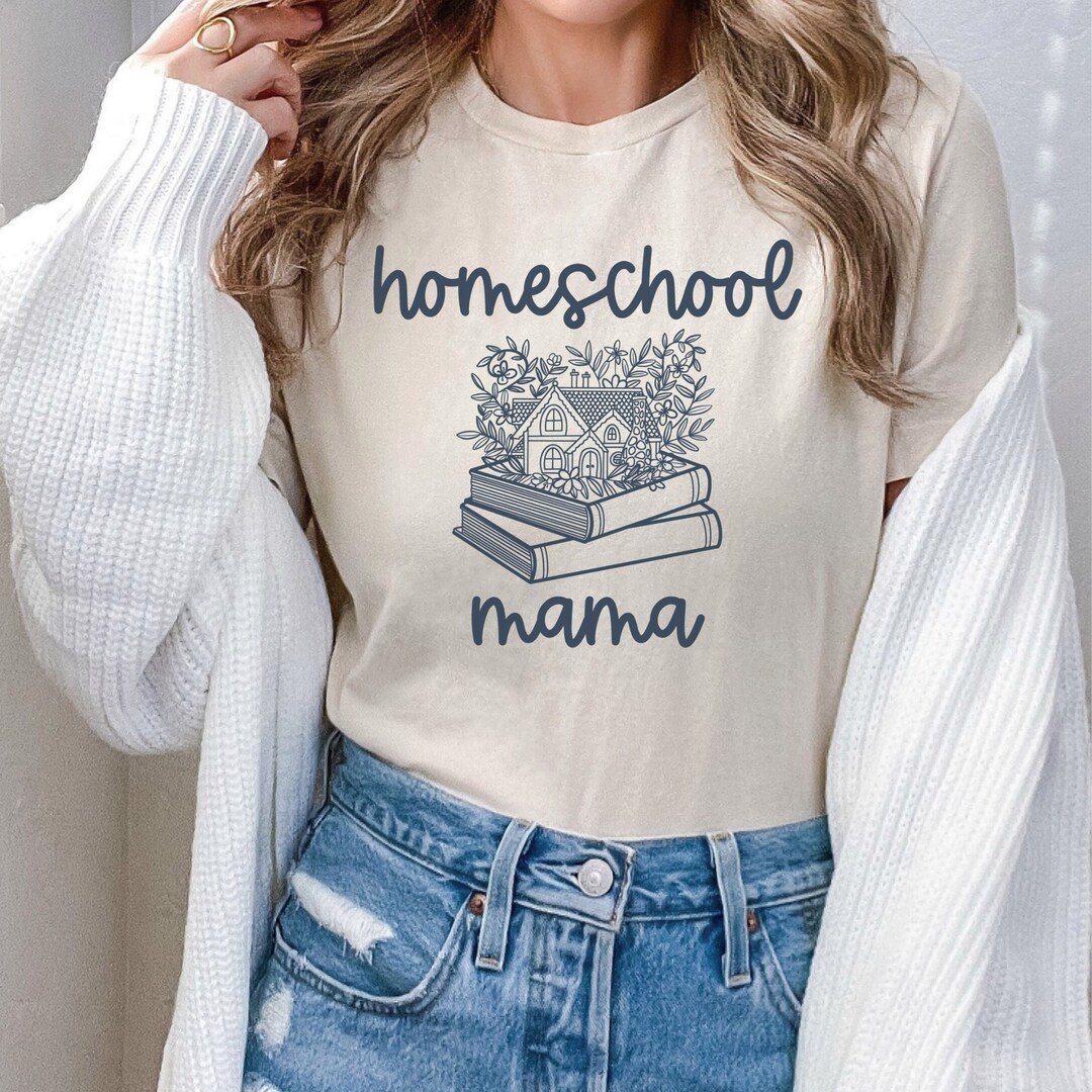 Homeschool Mom Shirt, Homeschooling Mama Shirt, Homeschool Mom Gift ...