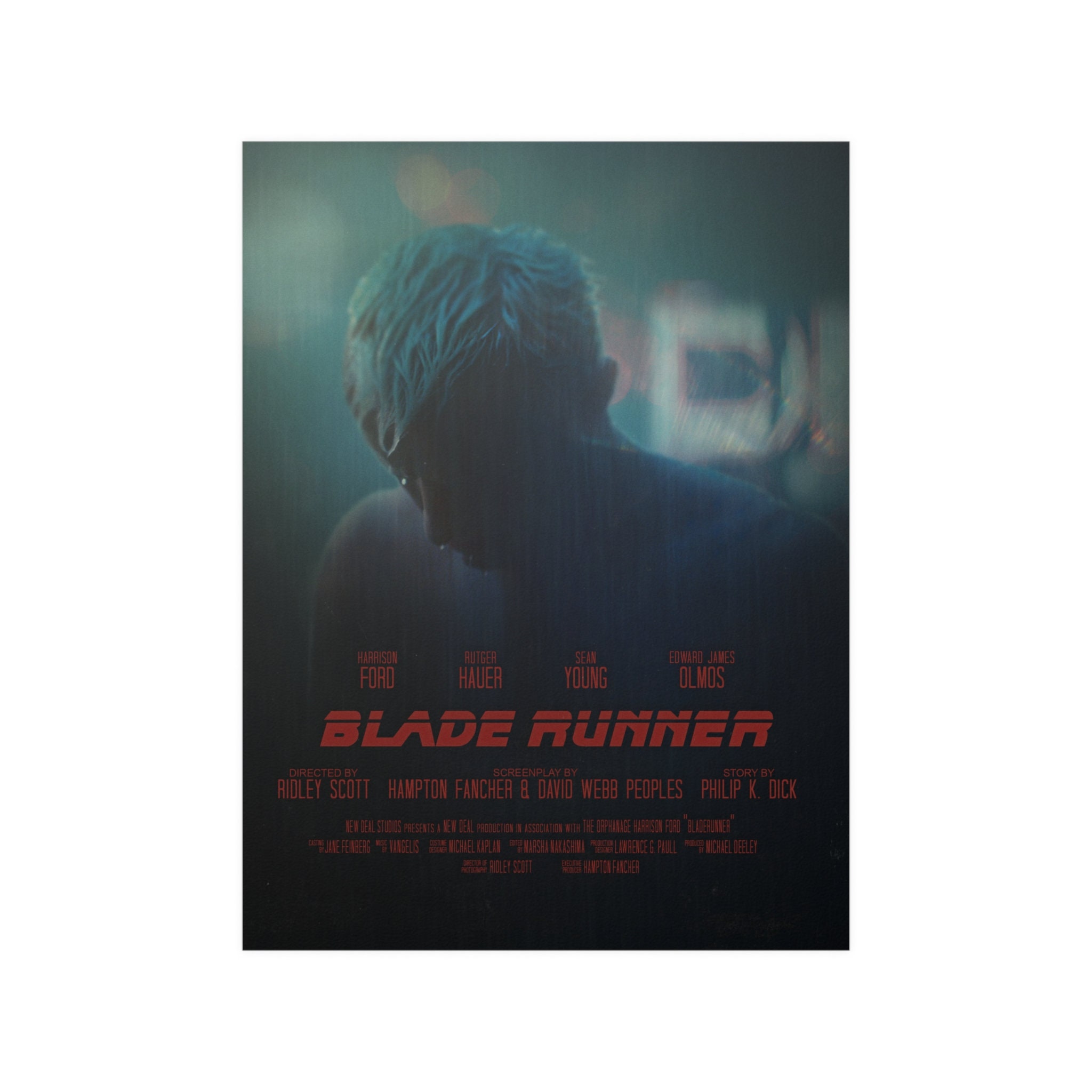 Tears in Rain Blade Runner Fan Poster 210gsm Satin - Etsy