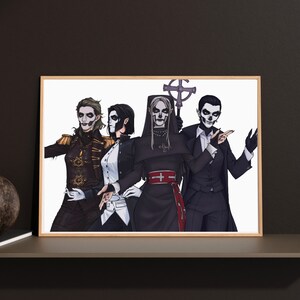 Fem Power | Ghost Poster | Metal Music | Digital Poster | Room Decor ...