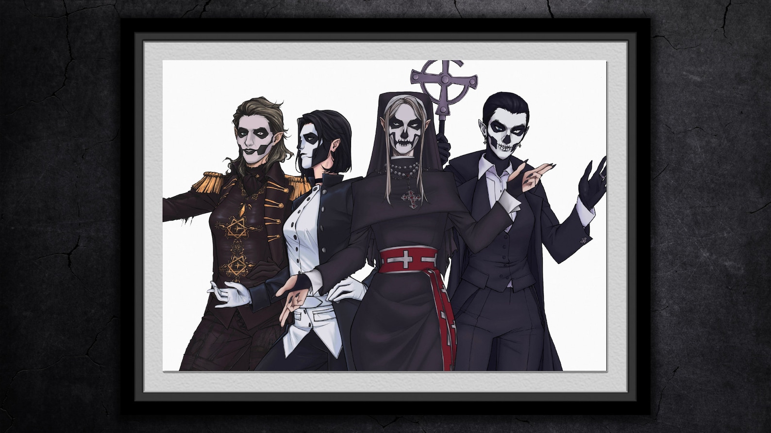 Fem Power | Ghost Poster | Metal Music | Digital Poster | Room Decor ...