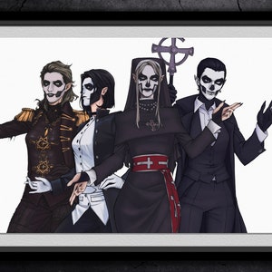 Fem Power | Ghost Poster | Metal Music | Digital Poster | Room Decor ...