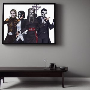 Fem Power | Ghost Poster | Metal Music | Digital Poster | Room Decor ...