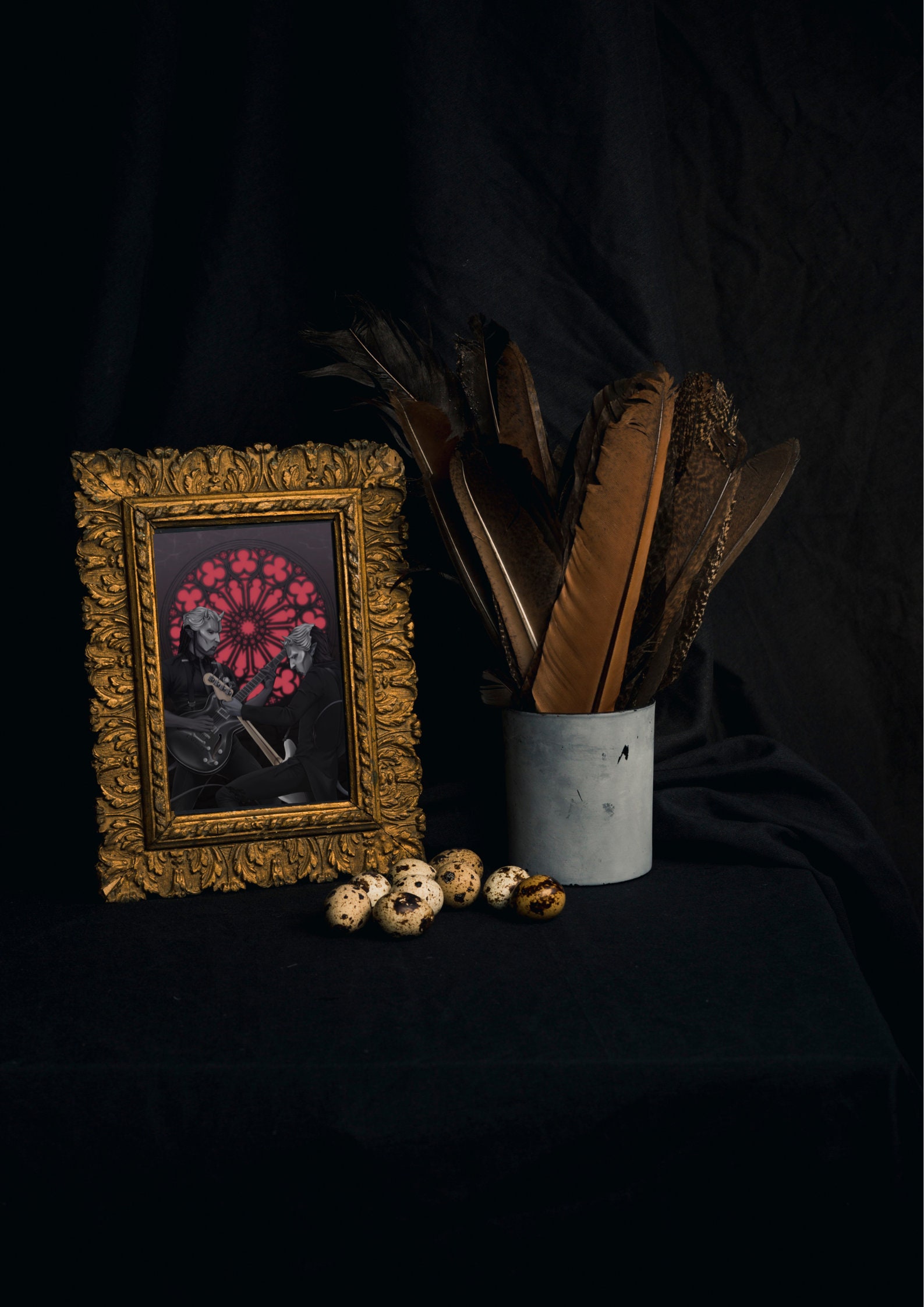 Multi & Water Ghouls Ghost Poster Metal Music Digital Poster Room Decor ...