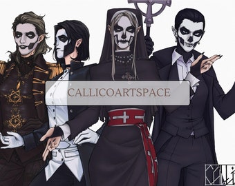 Copia | Ghost Poster | Metal Music | Digital Poster | Room Decor | Home ...