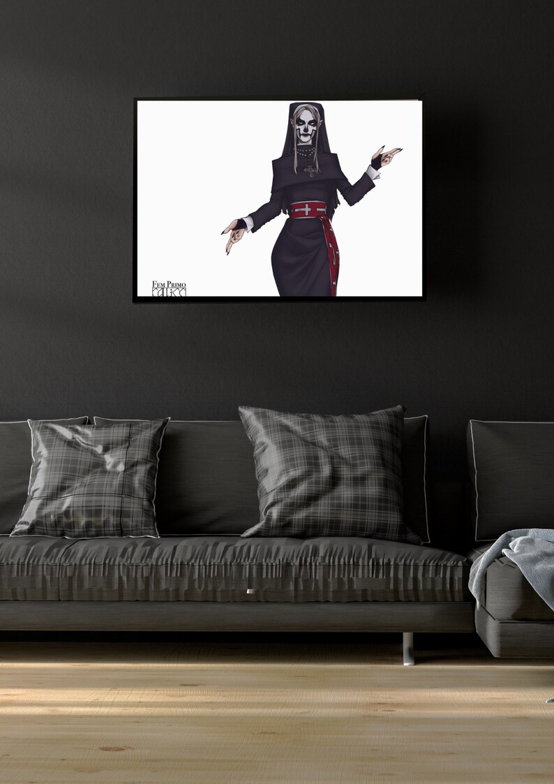 Primo | Ghost Poster | Metal Music | Digital Poster | Room Decor | Home ...