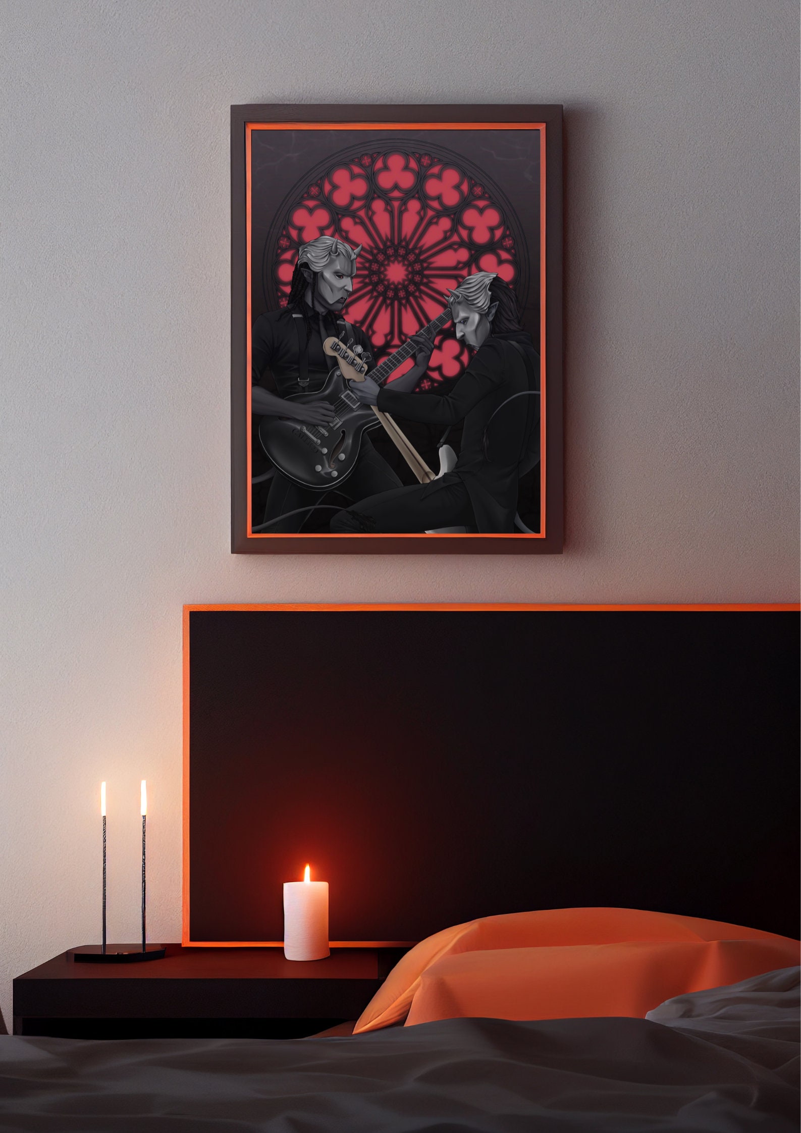 Multi & Water Ghouls| Ghost Poster | Metal Music | Digital Poster ...