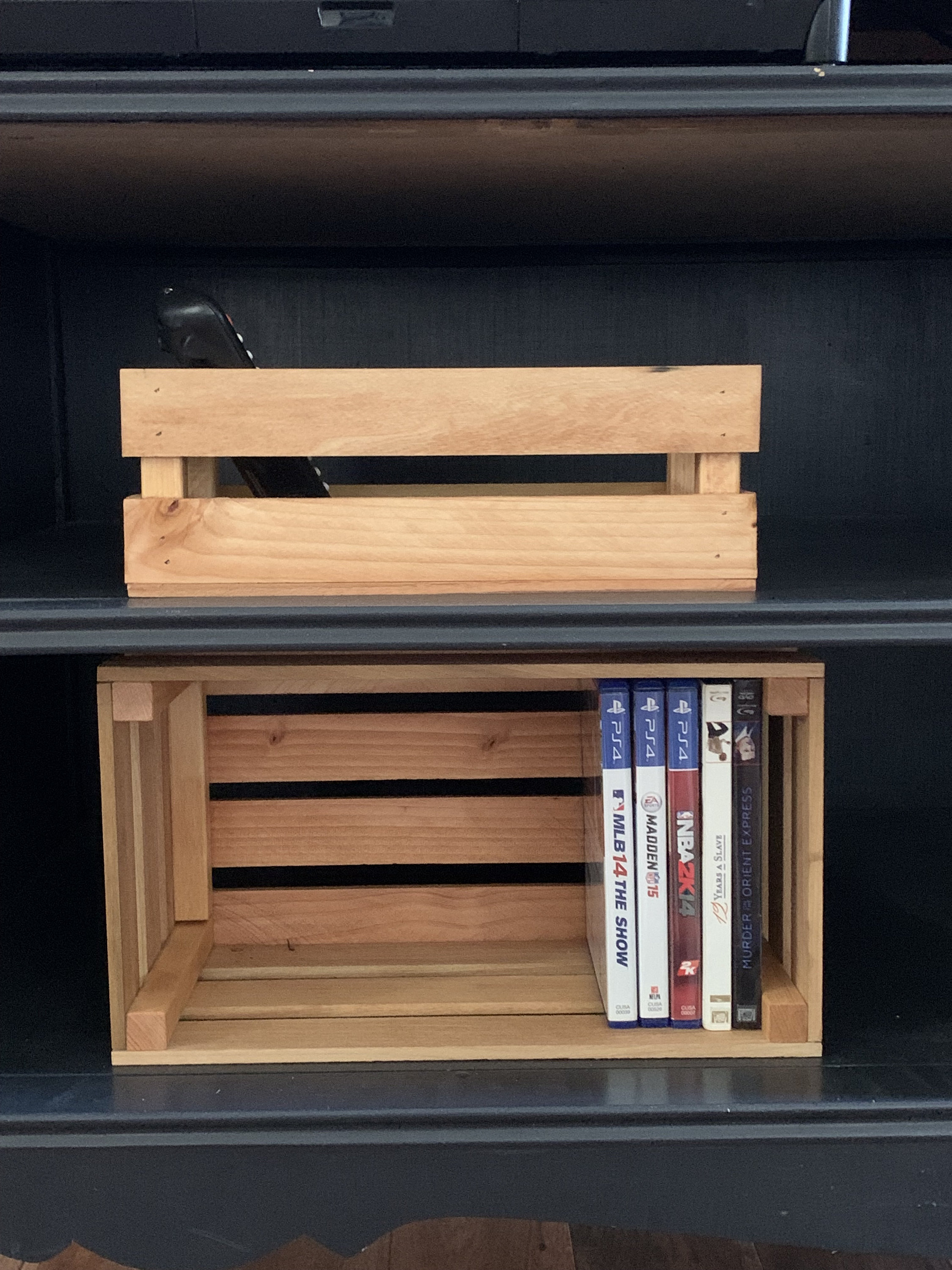 Set of 3 Wooden Nesting Crates, Stackable Boxes, Rustic Farmhouse Decor ...