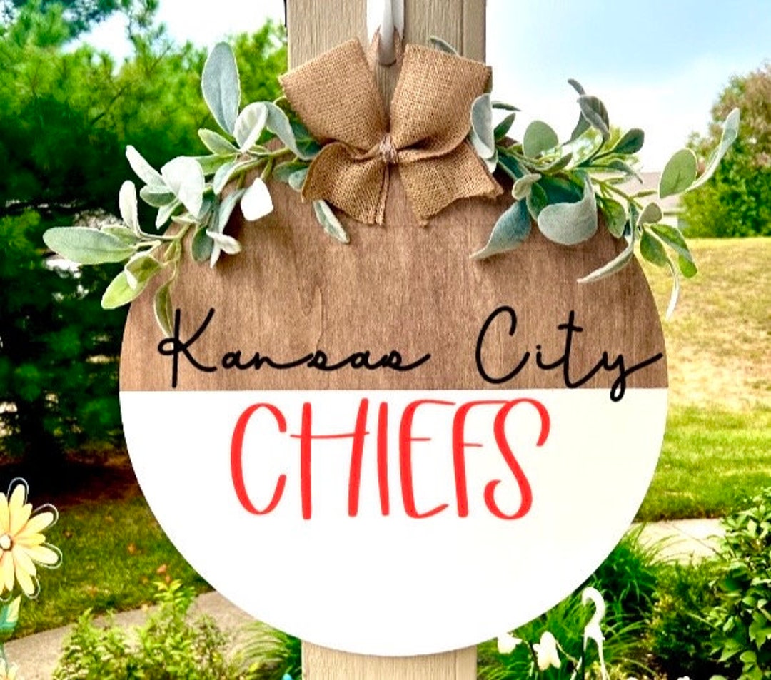 Kansas City Chiefs Sign Kansas City Chiefs Decor Chiefs - Etsy