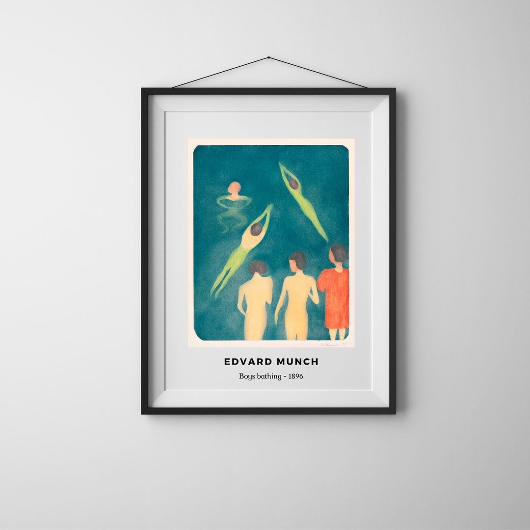 Edvard Munch Print Edvard Munch Digital Art Digital - Etsy