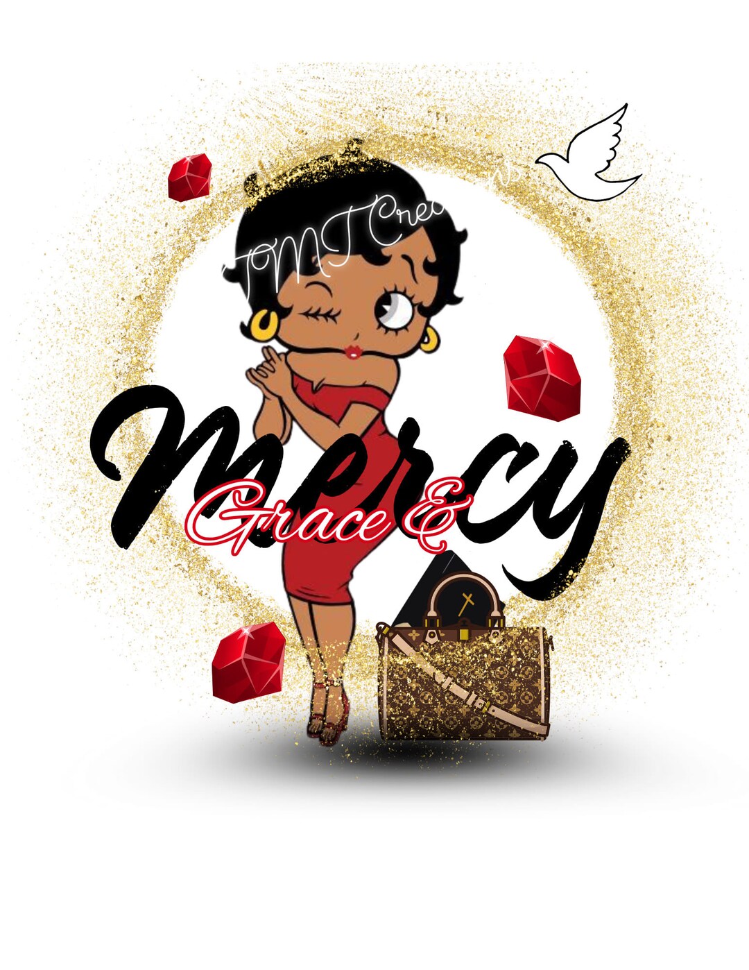 Betty Boop Grace and Mercy Png - Etsy