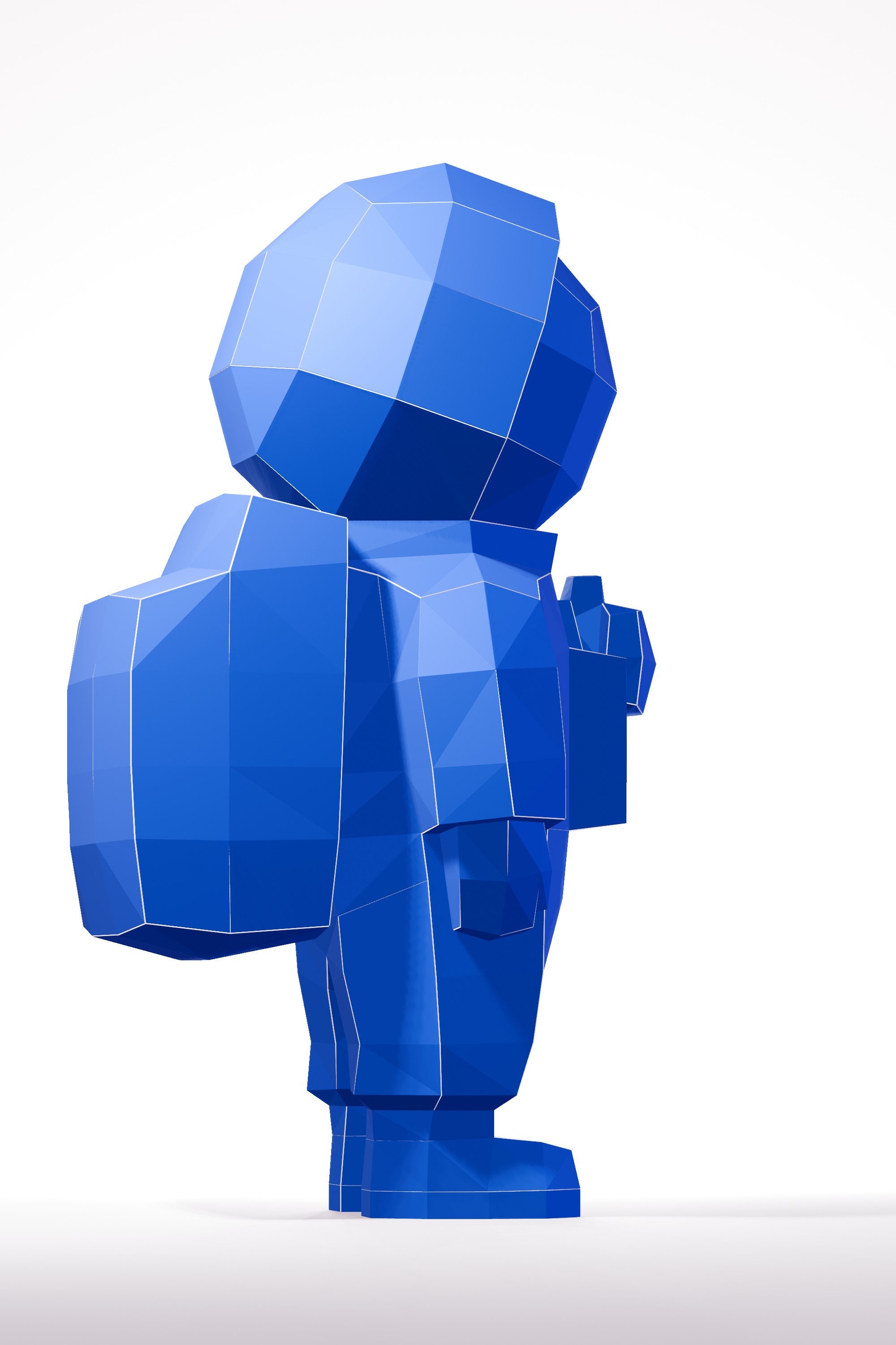 OK Astronaut, Papercraft Astronaut Template, Paper Craft DIY Kit, Low ...