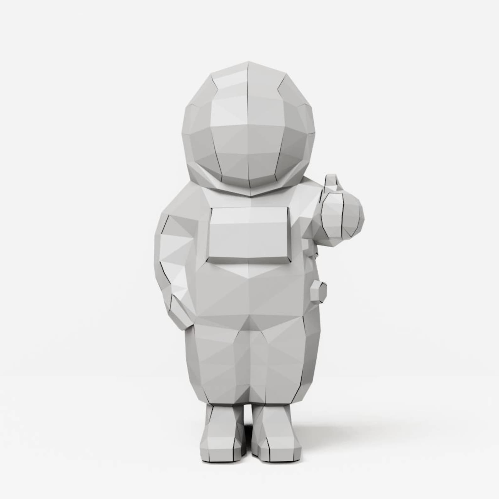 OK Astronaut Papercraft Astronaut Template Paper Craft DIY - Etsy