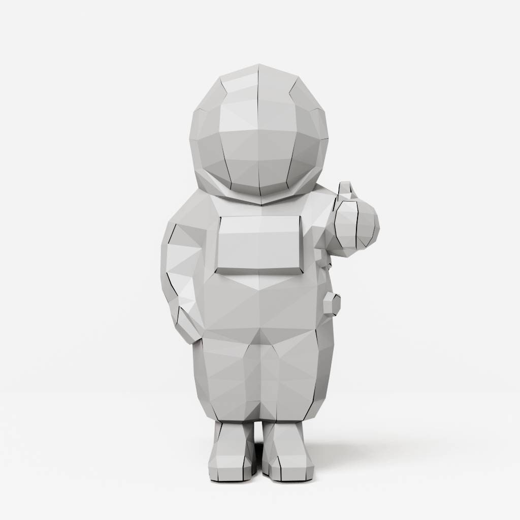 OK Astronaut Papercraft Astronaut Template Paper Craft DIY - Etsy