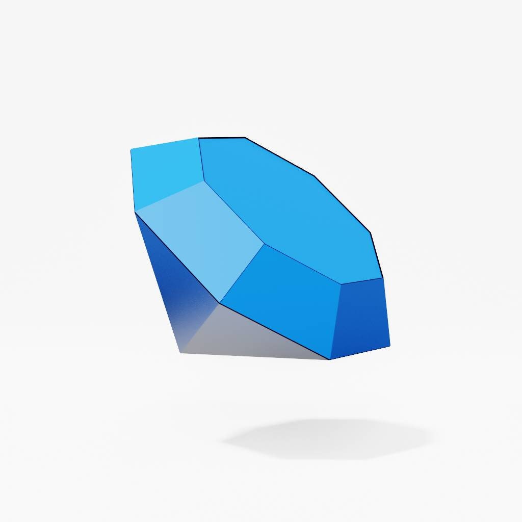 Diamond , Papercraft Diamond , 3D Papercraft Diamond Template | Low ...