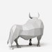 Posing Bull, Papercraft Bull, 3D Papercraft Bull Template | Low Poly ...