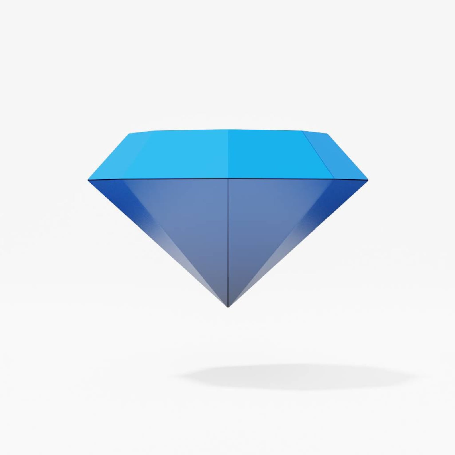 Diamond , Papercraft Diamond , 3D Papercraft Diamond Template | Low ...