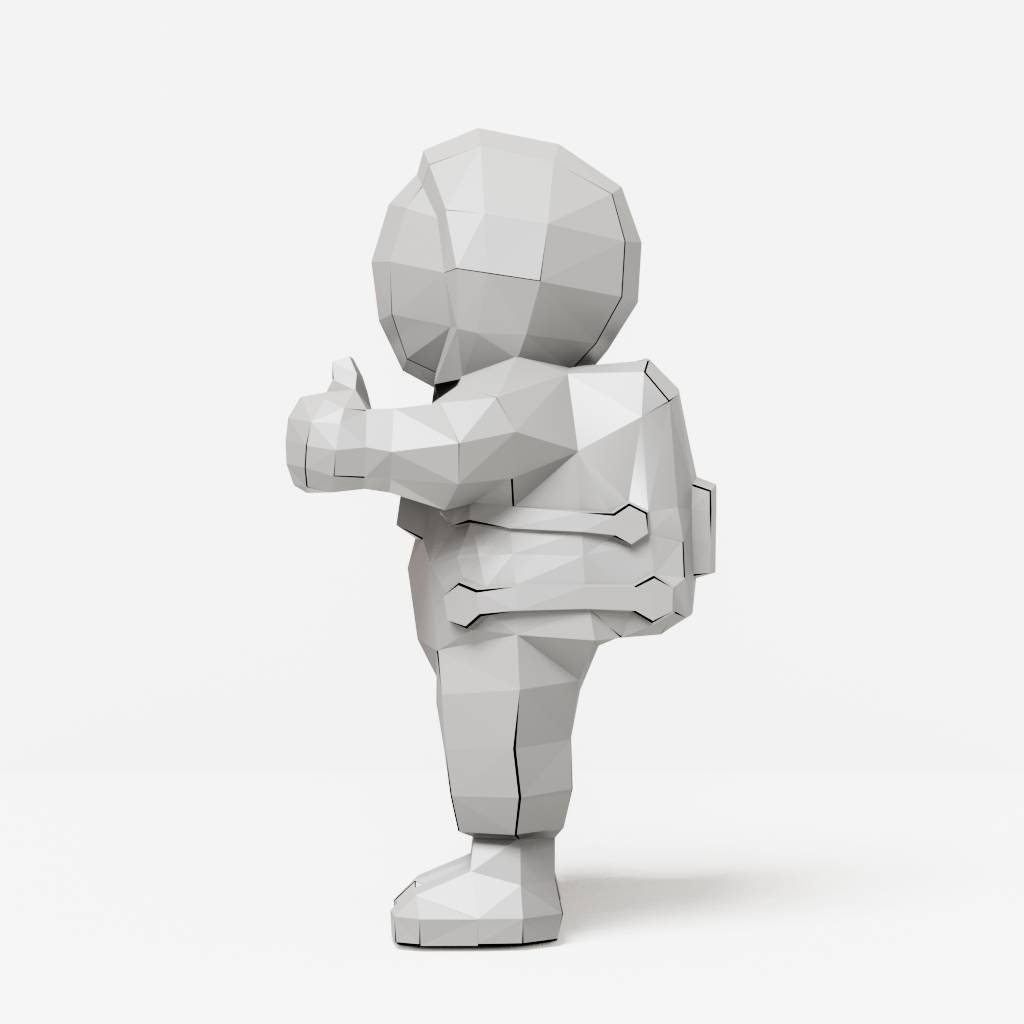 OK Astronaut Papercraft Astronaut Template Paper Craft DIY - Etsy