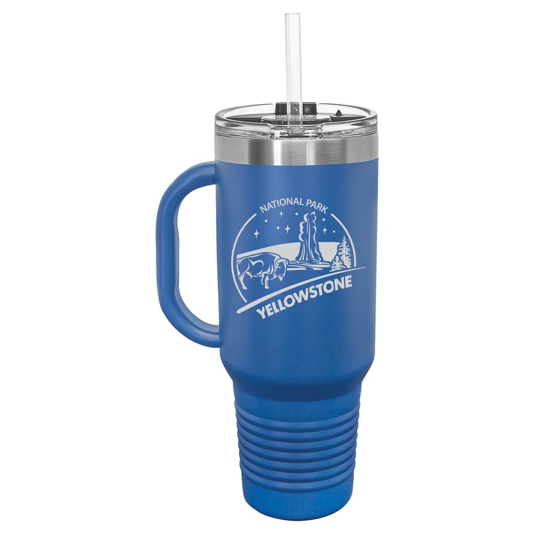 Yellowstone National Park 40oz Tumbler | Travel Mug | Insulated Polar ...