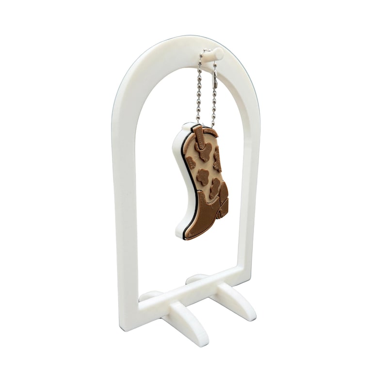Cowboy Boot Can Opener Keychain | Cow Print Can Tab Keychain | 3D ...