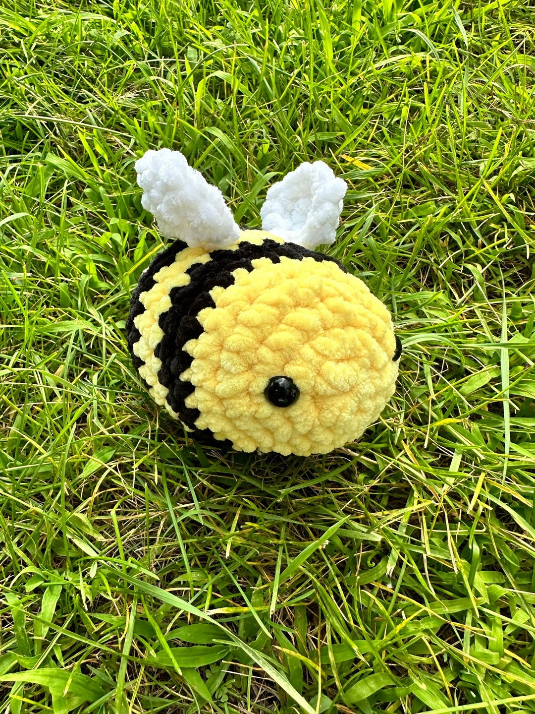 Cute Bee Crocheted Plushie - Etsy