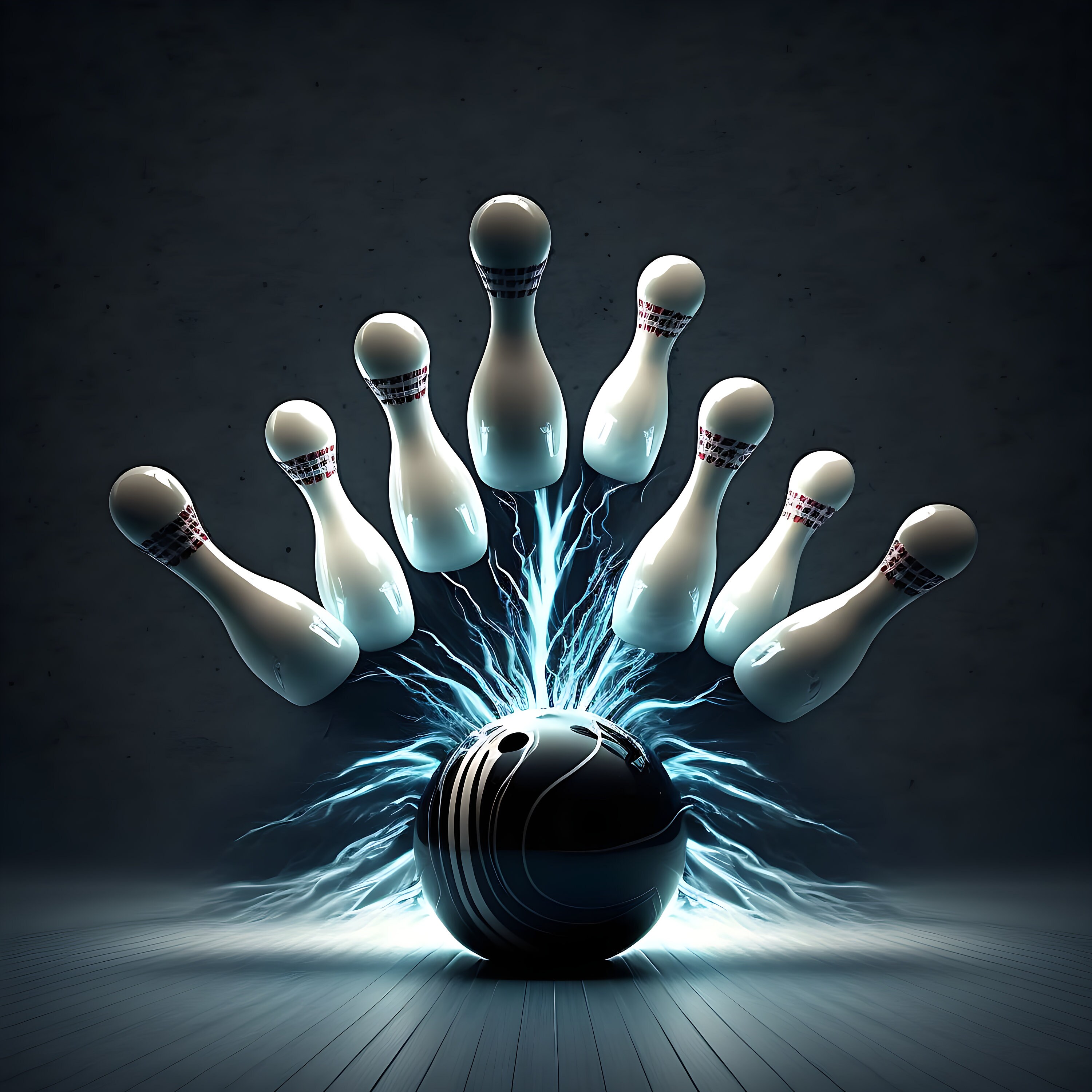Bowling DIGITAL DOWNLOAD Bowling Graphics, Bowling Ball, Strike ...