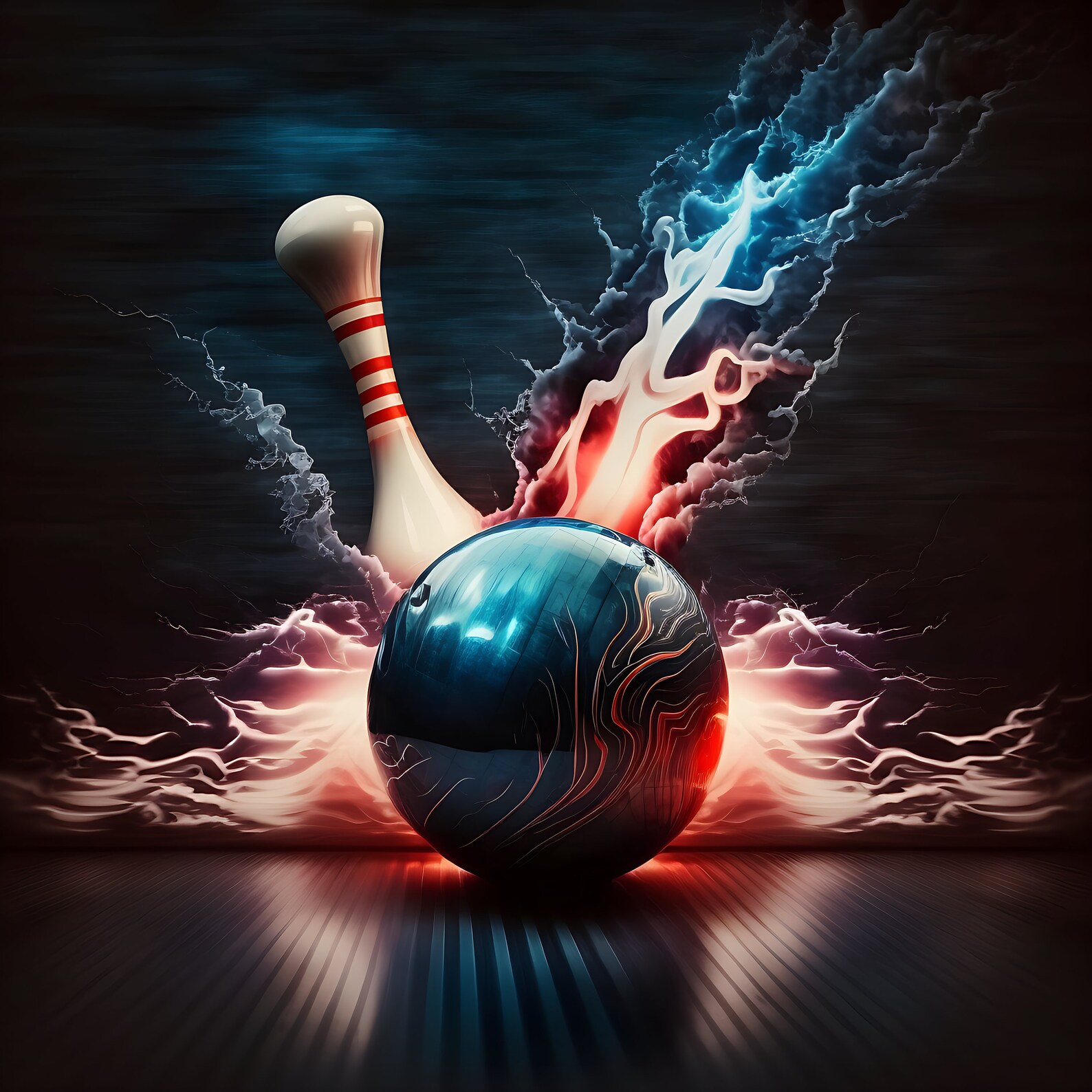 Bowling DIGITAL DOWNLOAD Bowling Graphics, Bowling Ball, Strike ...