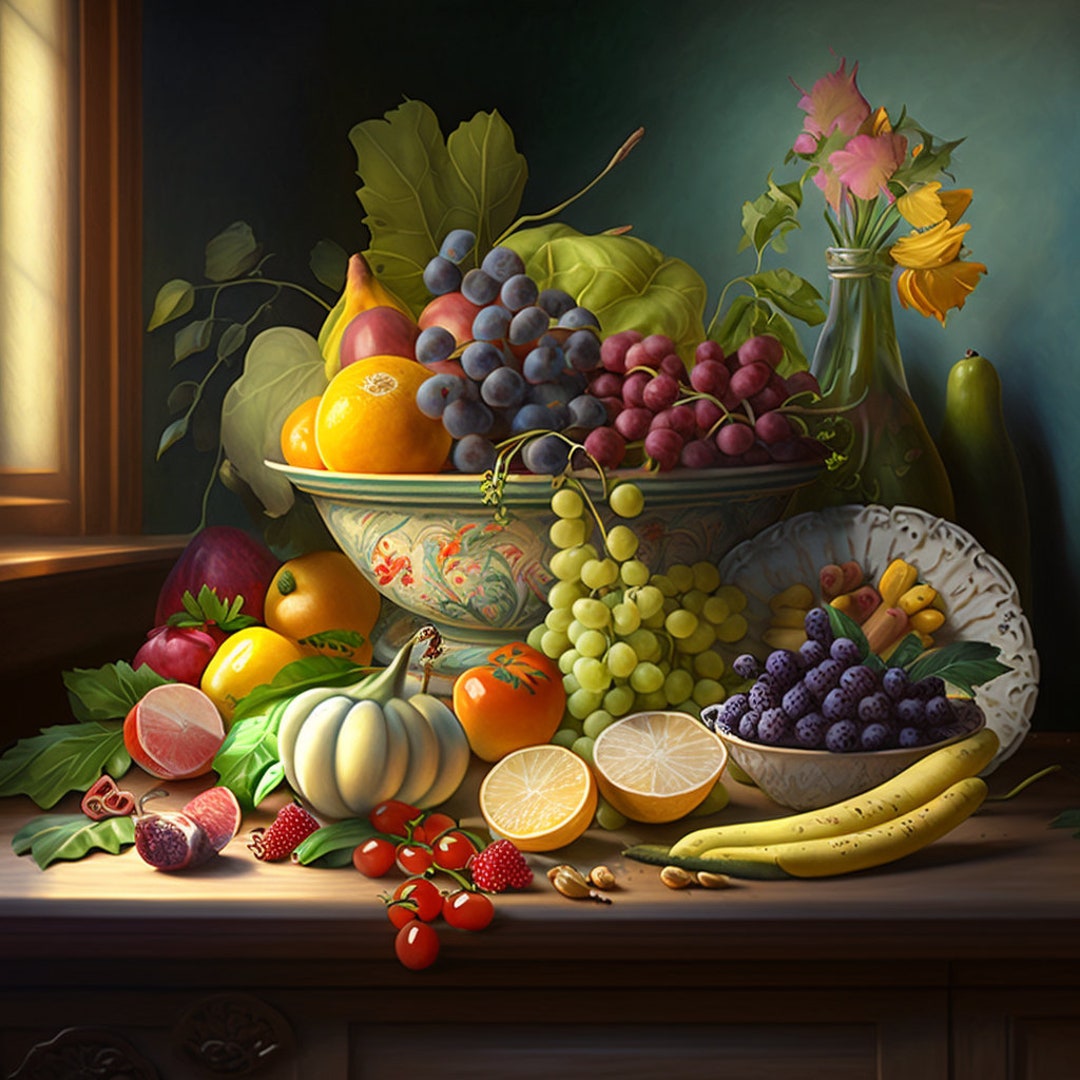 Fruits DIGITAL DOWNLOAD Kitchen Graphics Vegetables - Etsy