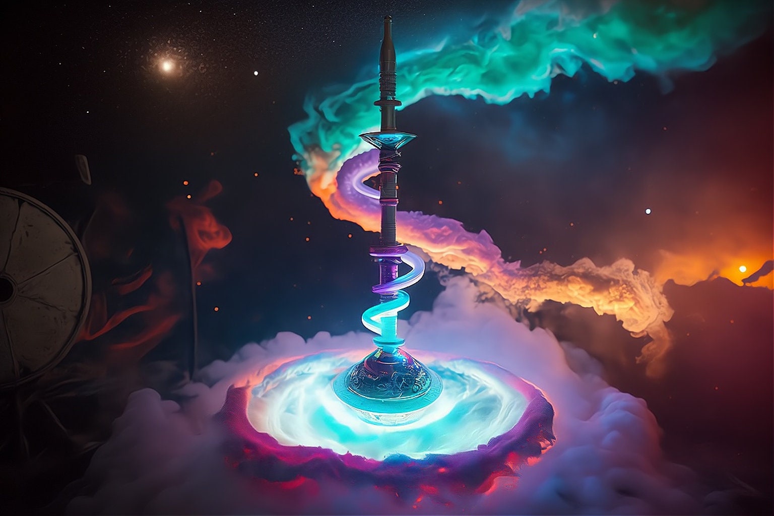 Shisha Water Pipe Hookah Deco Digital Download Individual Gifts Galaxy ...