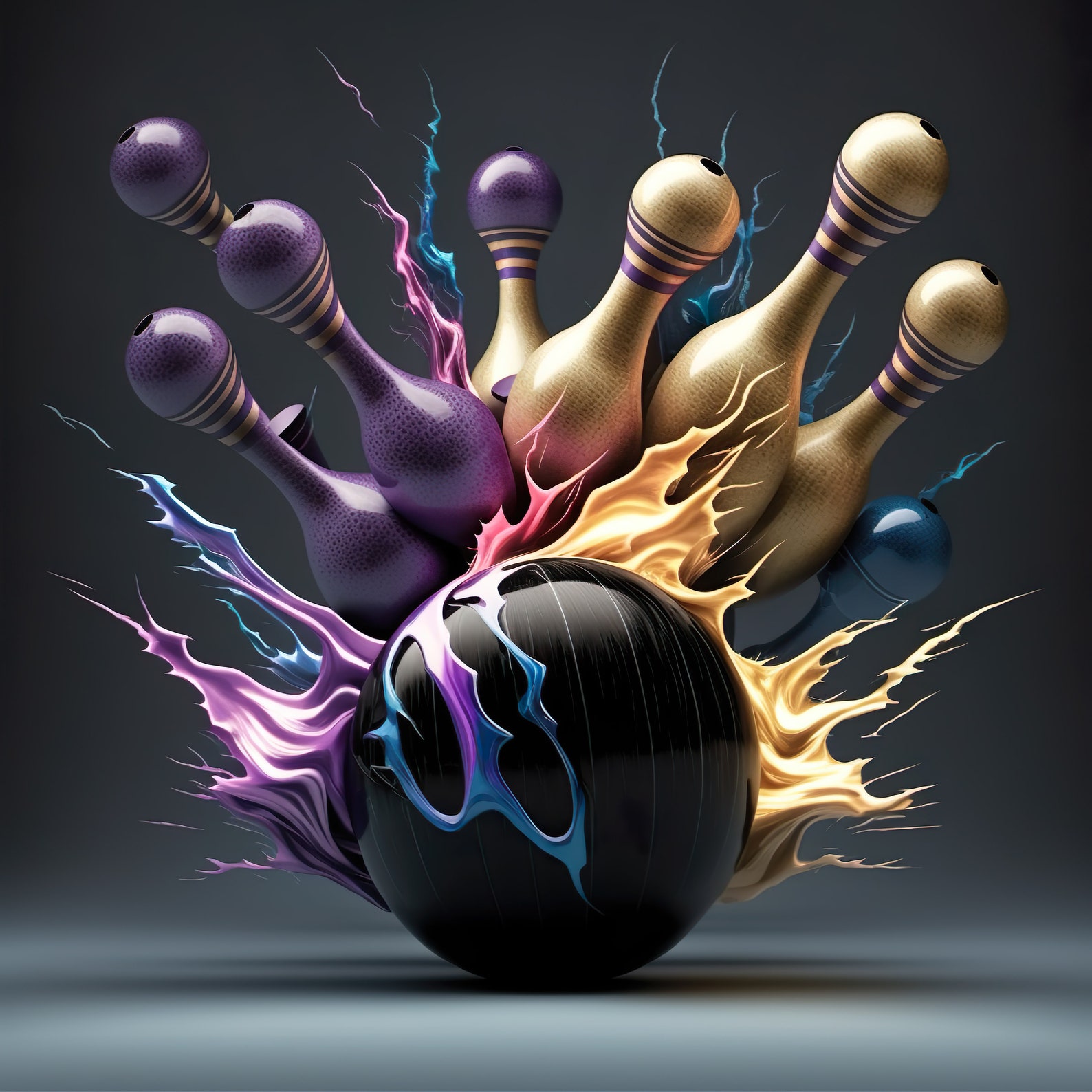 Bowling DIGITAL DOWNLOAD Bowling Graphics Bowling Ball - Etsy