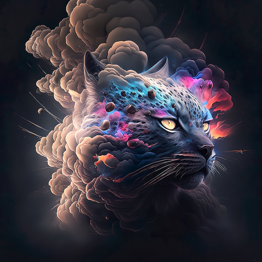 Abstract Puma Art: A Majestic Masterpiece for Your Wall Decor - Print ...