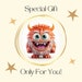 Angry Sweet Cuddle Monster Clipart - Set of 4 High Quality Png's ...