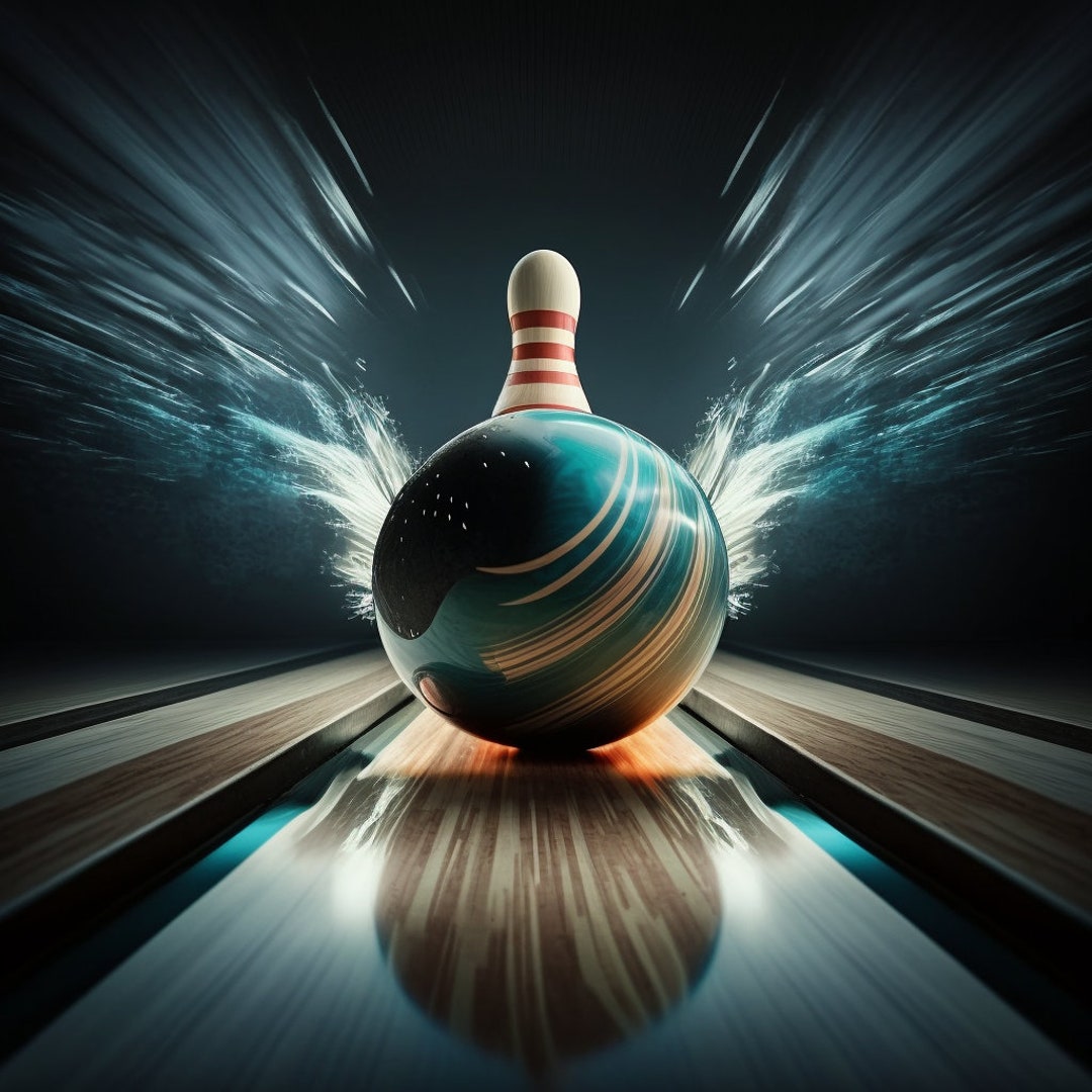 Bowling DIGITAL DOWNLOAD Bowling Graphics, Bowling Ball, Strike ...