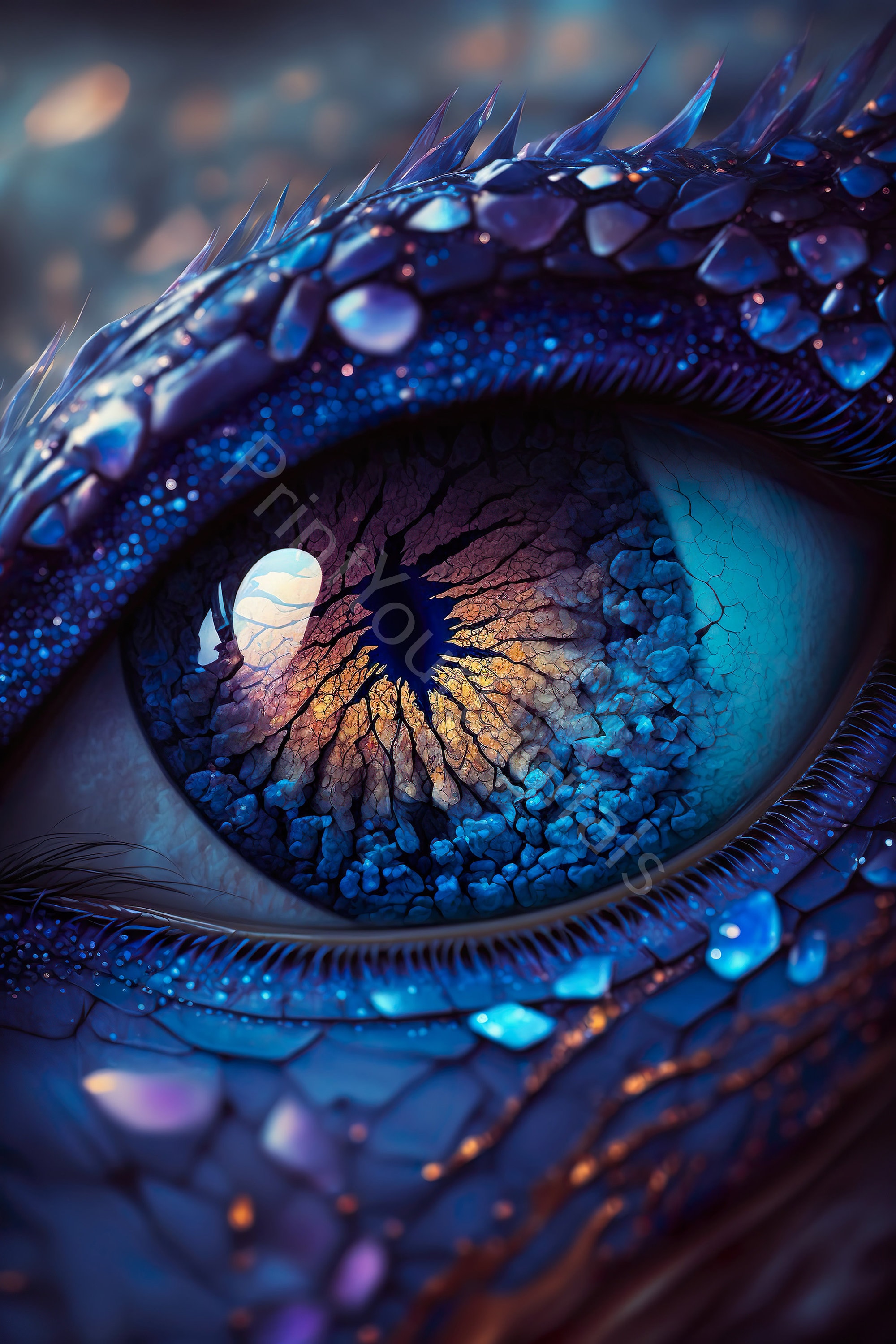 Dragon Eye Fire and Ice, Set of 3 Png's Mystical Dragon, Fantasy Dragon ...